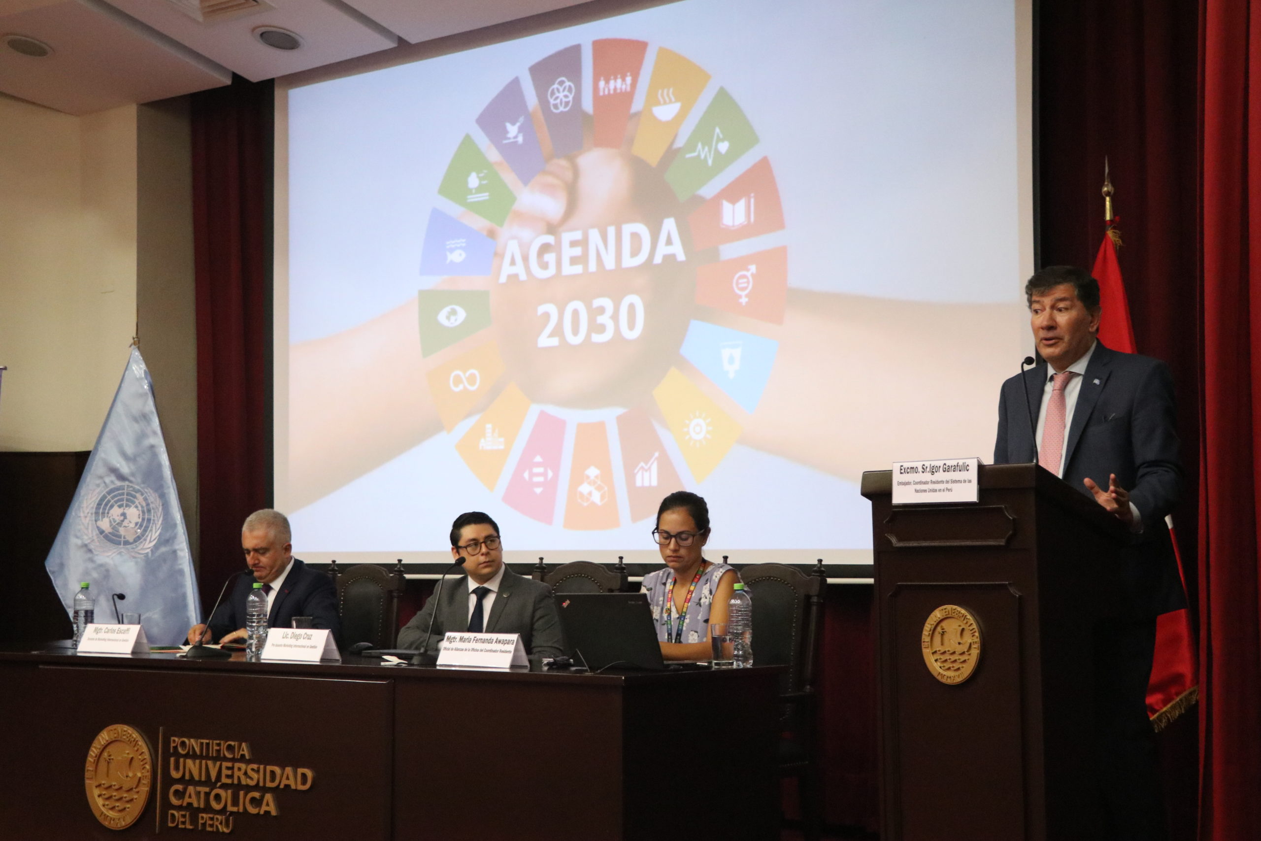 Embajador de la ONU en Perú encabeza ponencia sobre el compromiso de ...